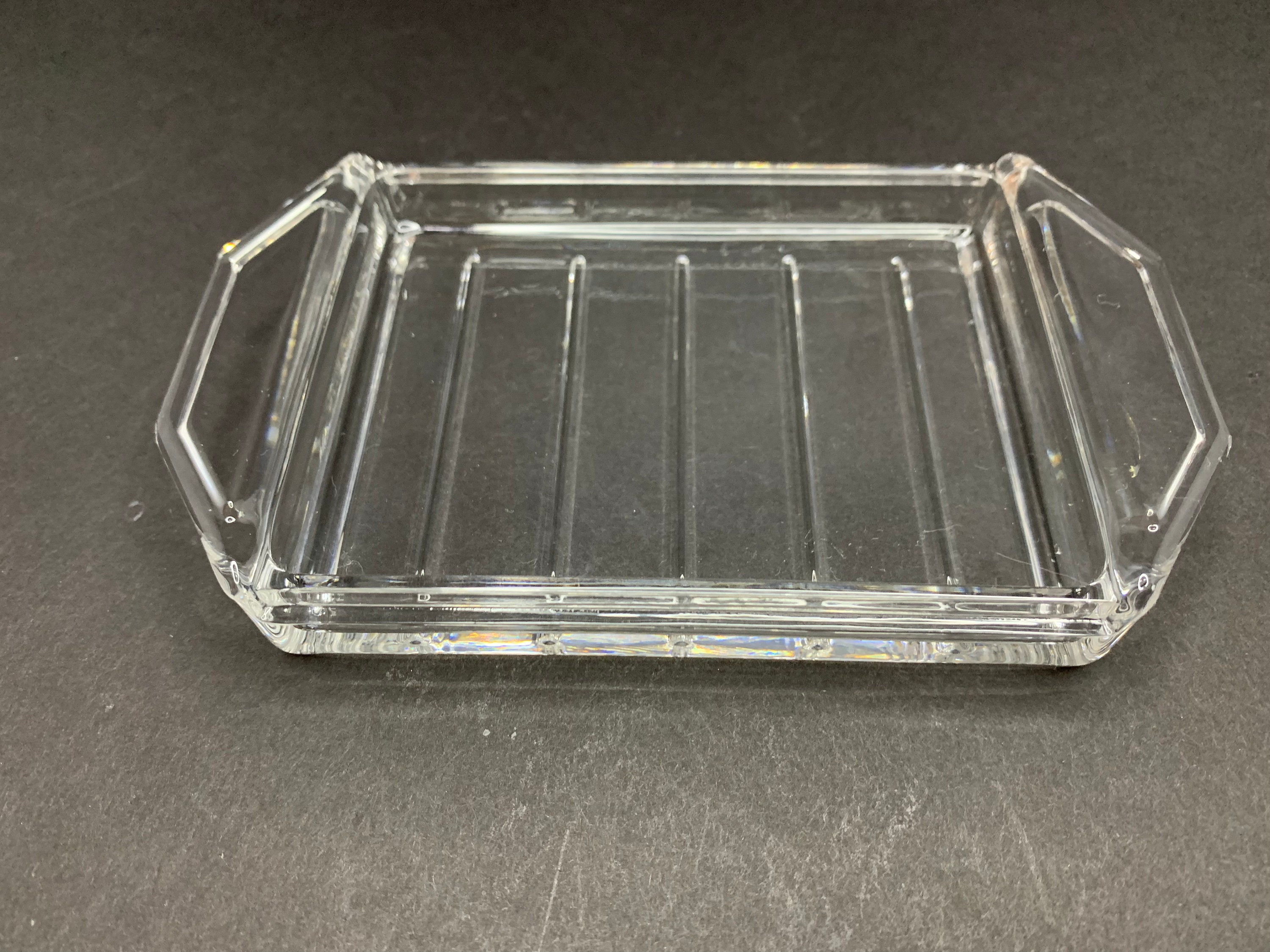 German Crystal Tray or Crystal Butter Dish From Nachtmann Factory in ...