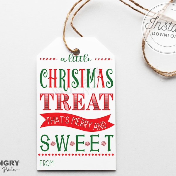 Holiday Treat Tags - Etsy