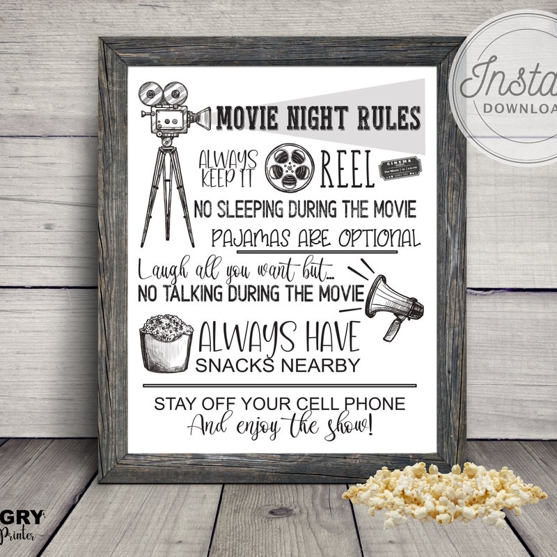 Movie Room Decor - Etsy
