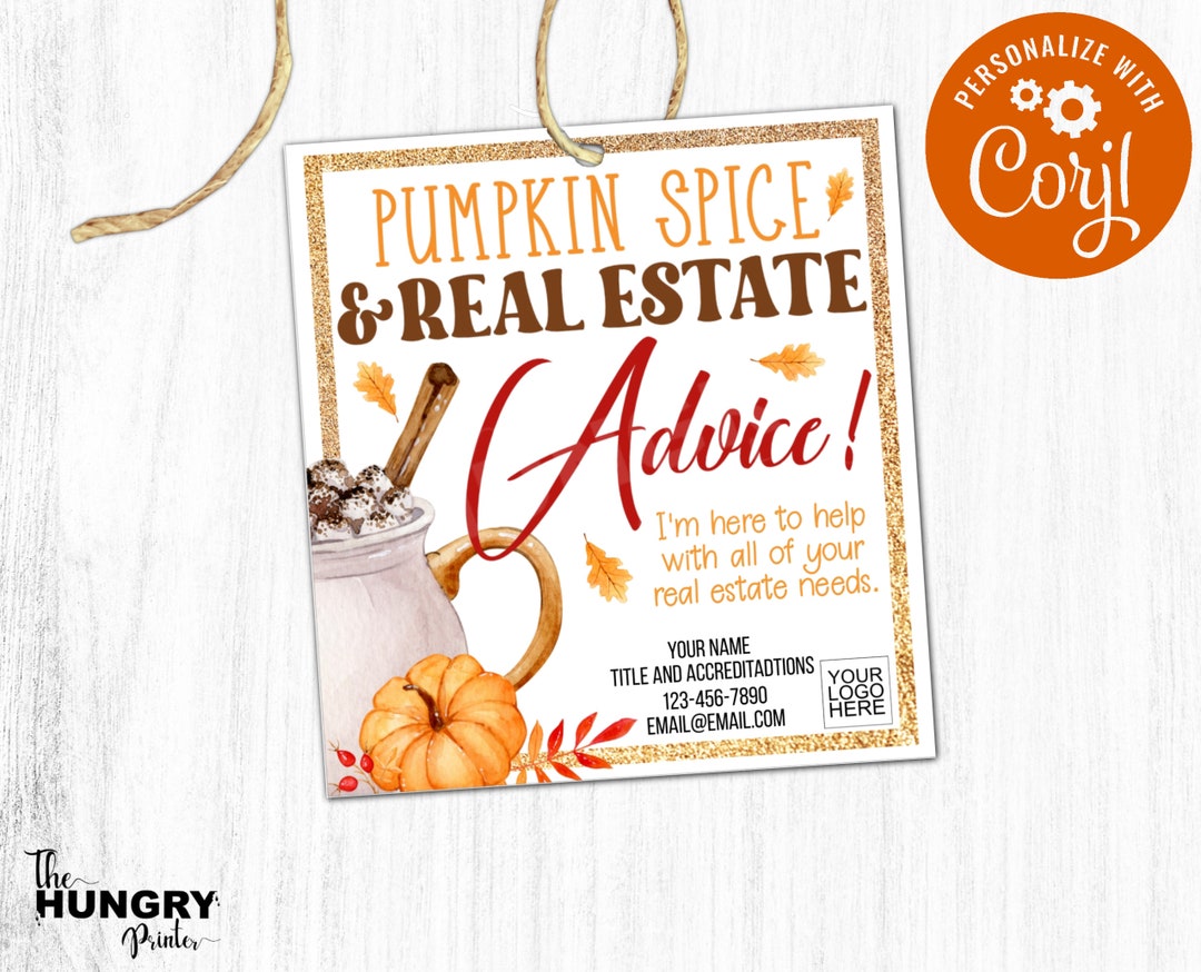 Pumpkin Spice and Real Estate Advice, Fall Pop by Tags, Pumpkin Pop by ...
