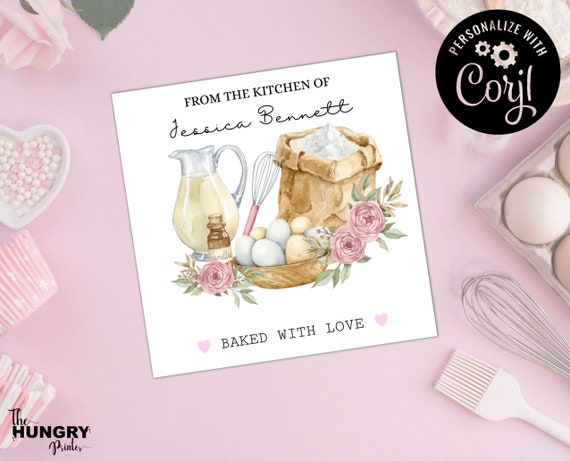 Printable Baking Labels Editable Baking Labels From the - Etsy