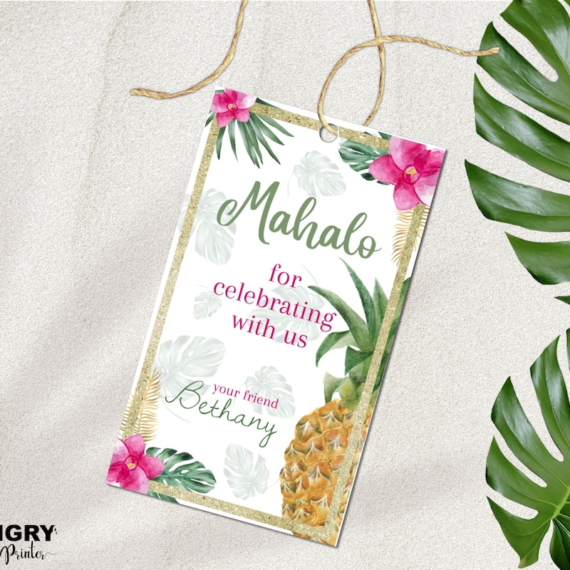 Mahalo Thank You Cards - Etsy