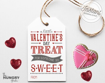 Printable Valentine Tags, Love Bug Tag, Printable Valentine's Day Tags ...