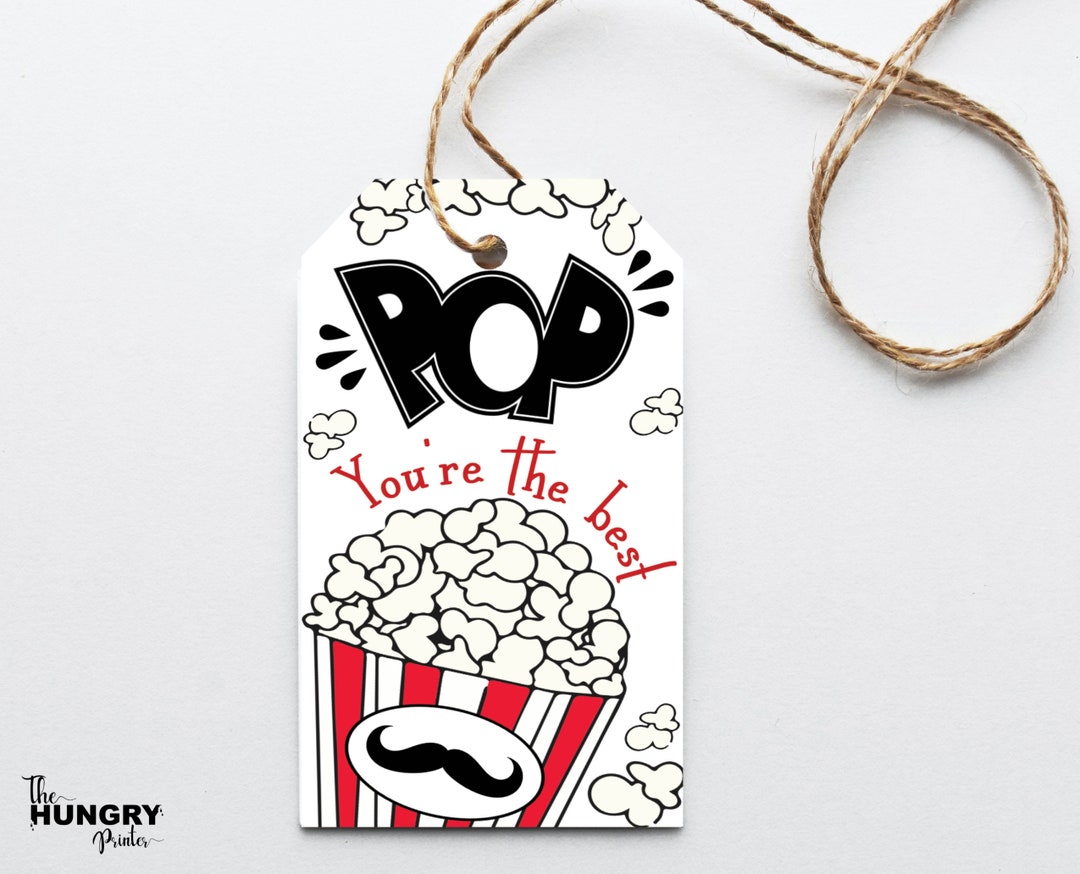 Pop Ever Gift Tag, Father's Day Printable (PDF/JPEG) - Etsy