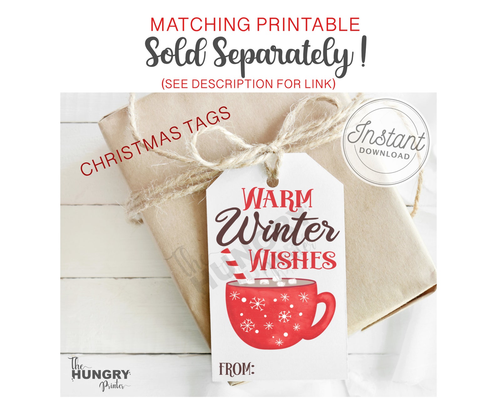 Printable Hot Cocoa Sign Printable Hot Cocoa Bar Hot Cocoa | Etsy