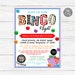Bingo Night Flyer, Back to School Bingo, Bingo Fundraiser Flyer, Bingo ...