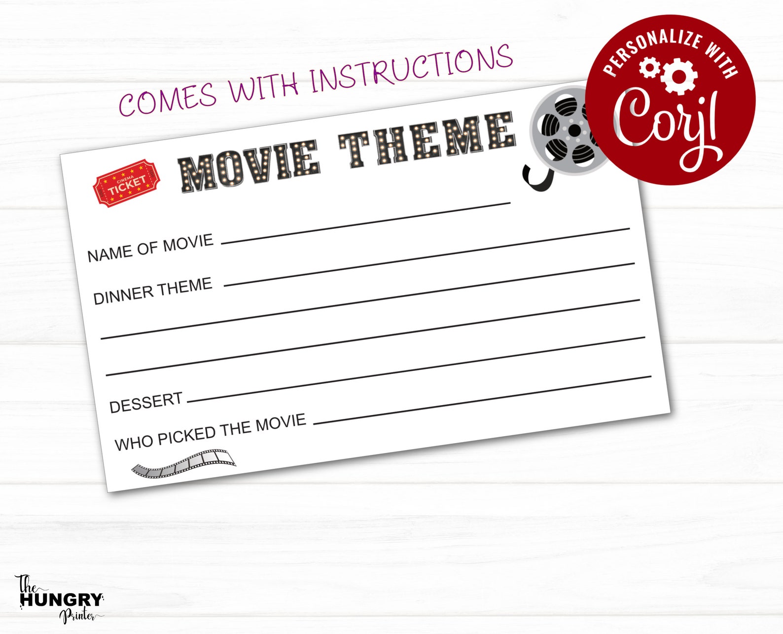Family Movie Night Movie Night Bundle Movie Night Tickets - Etsy