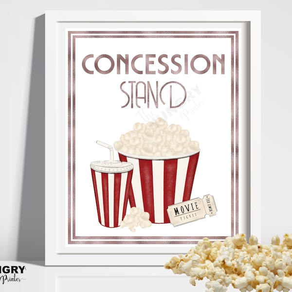 Concession Stand Sign - Etsy