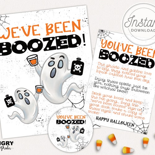 You've Been Boozed We've Been Boozed Printable - Etsy