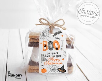 Ghost Treat Tag - Etsy