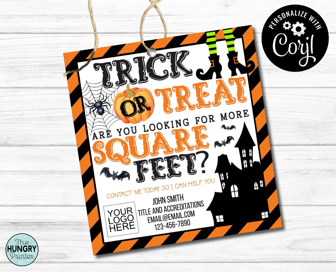 Halloween Pop Bys, Trick or Treat Need More Square Feet, Real Estate ...