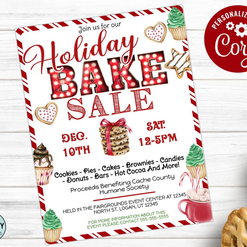 Bake off Flyer - Etsy