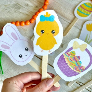 Easter Puppets, Animal Puppets, Easter Craft for Kids, Easter ...