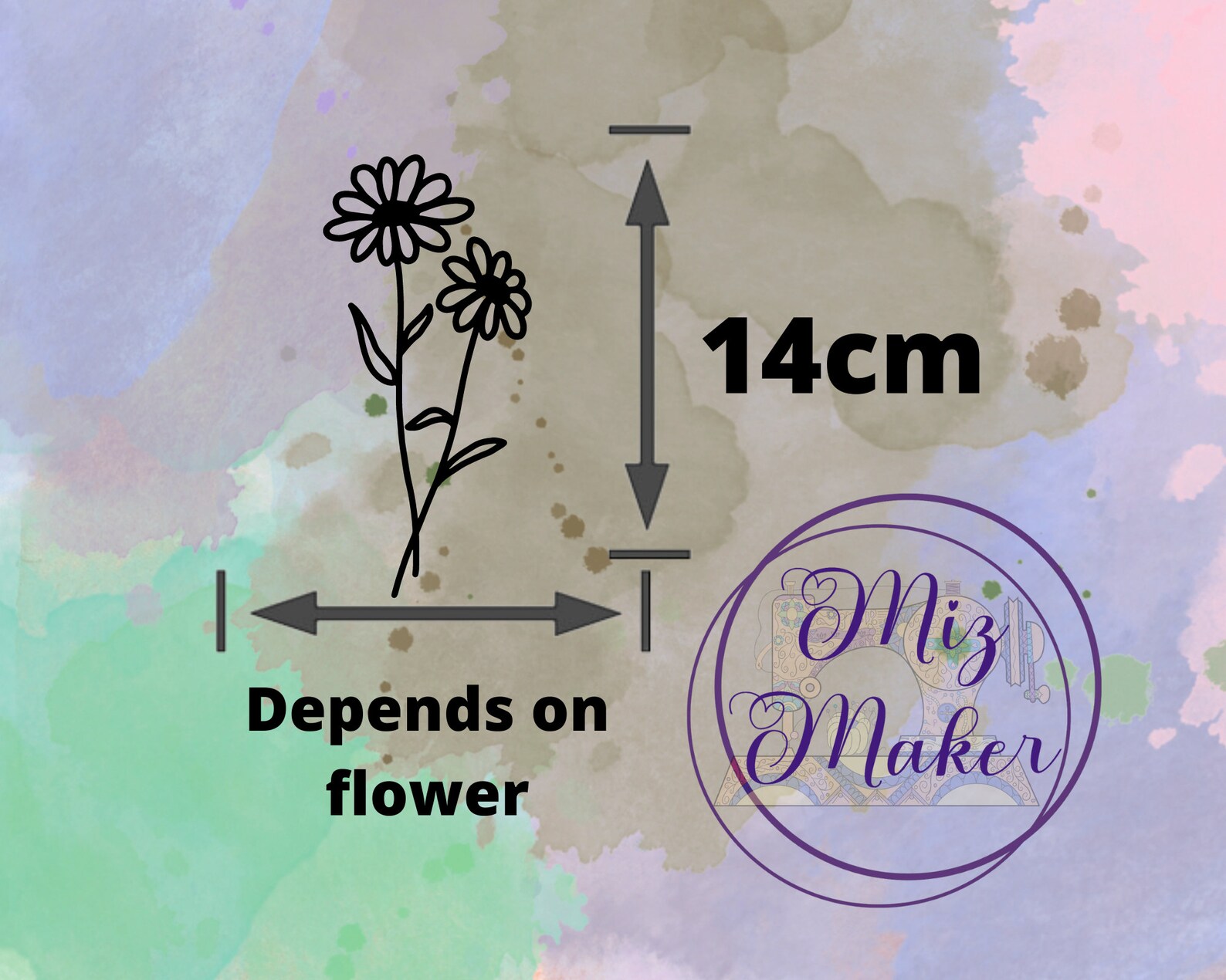 Birth Month Flower Car Decal Birth Flower Birth Month Flower - Etsy