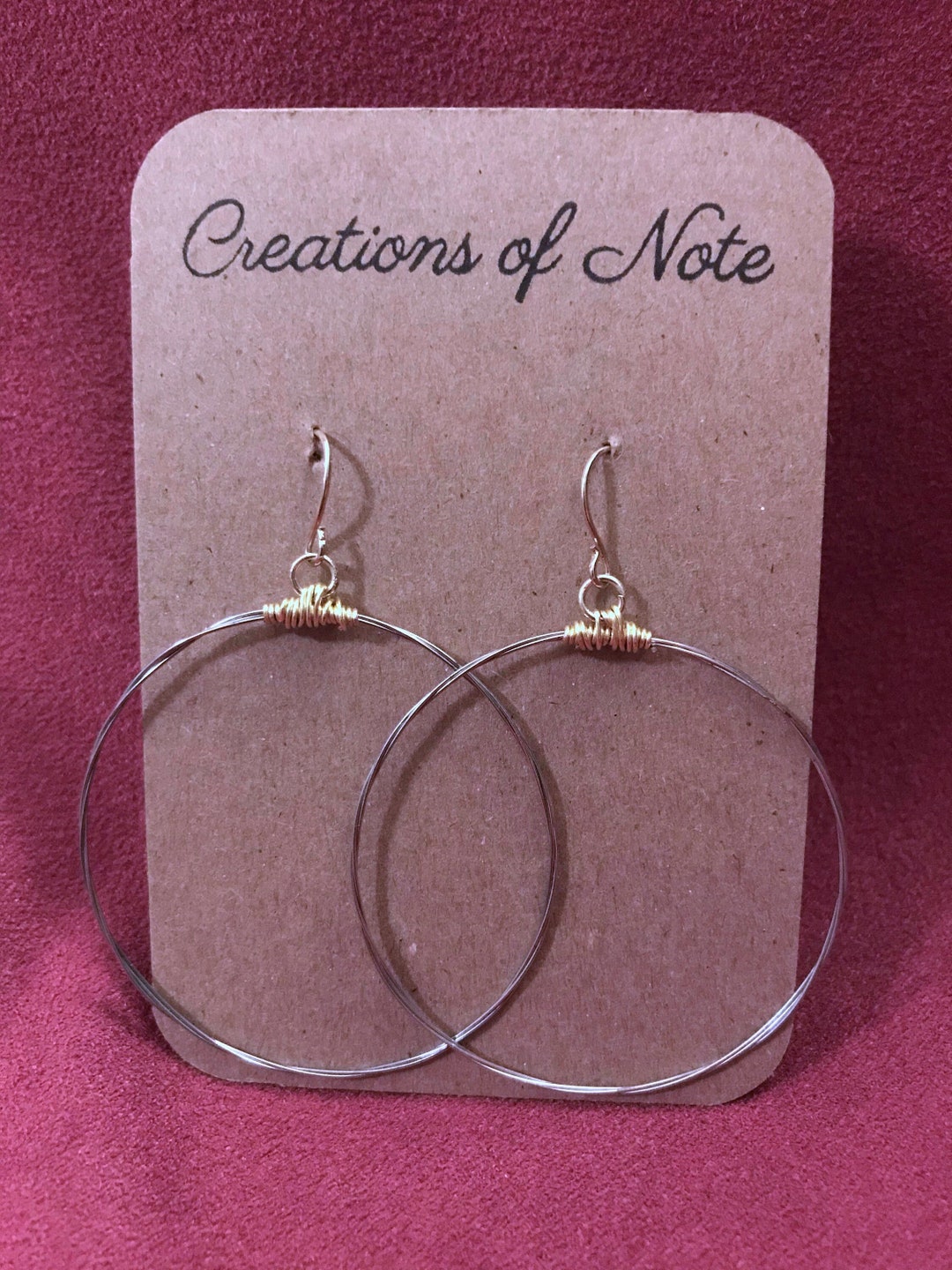 Guitar String Hoop Earrings - Etsy