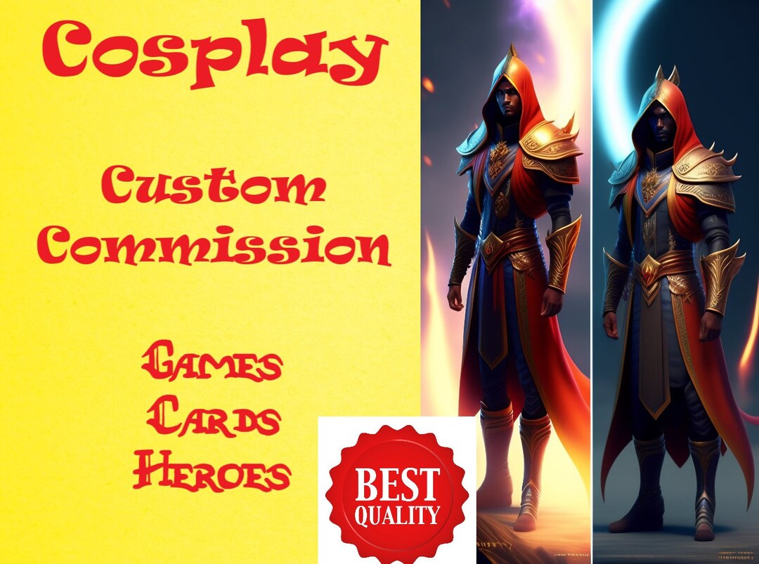Cosplay Commission Custom Cosplay Wig Commission Cosplay Prop Handmade ...