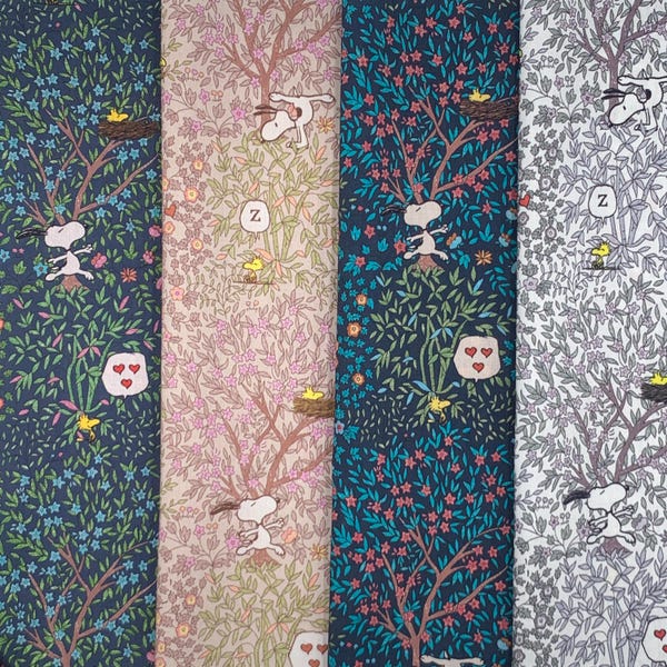Snoopy Liberty Tana Lawn - Etsy
