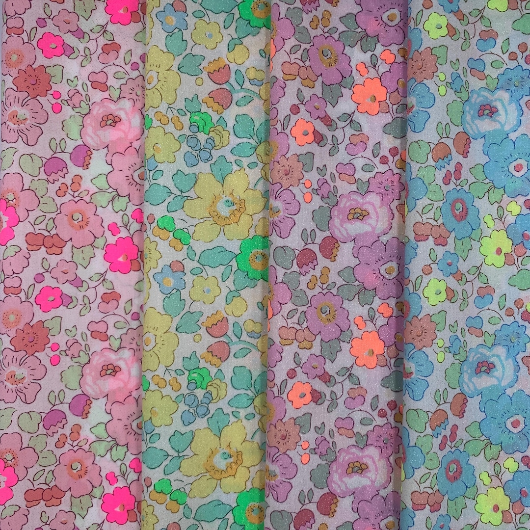 Liberty Tana Lawn Liberty Japan 2025 AW Neon Splash “betsy” FQ Bundle ...