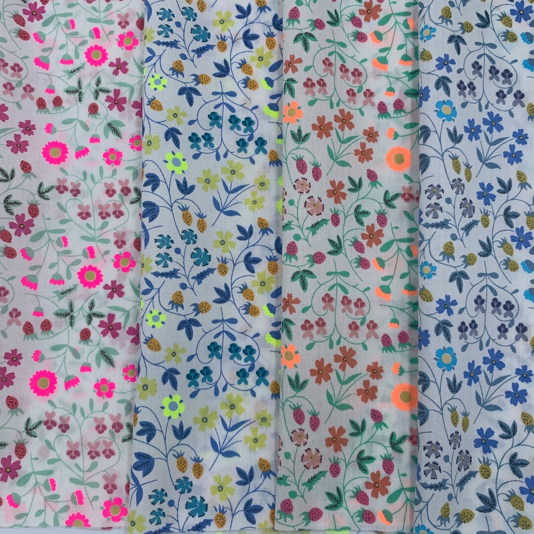 Liberty Tana Lawn Liberty Japan 2024 SS Neon Liberty “little Mirabell ...