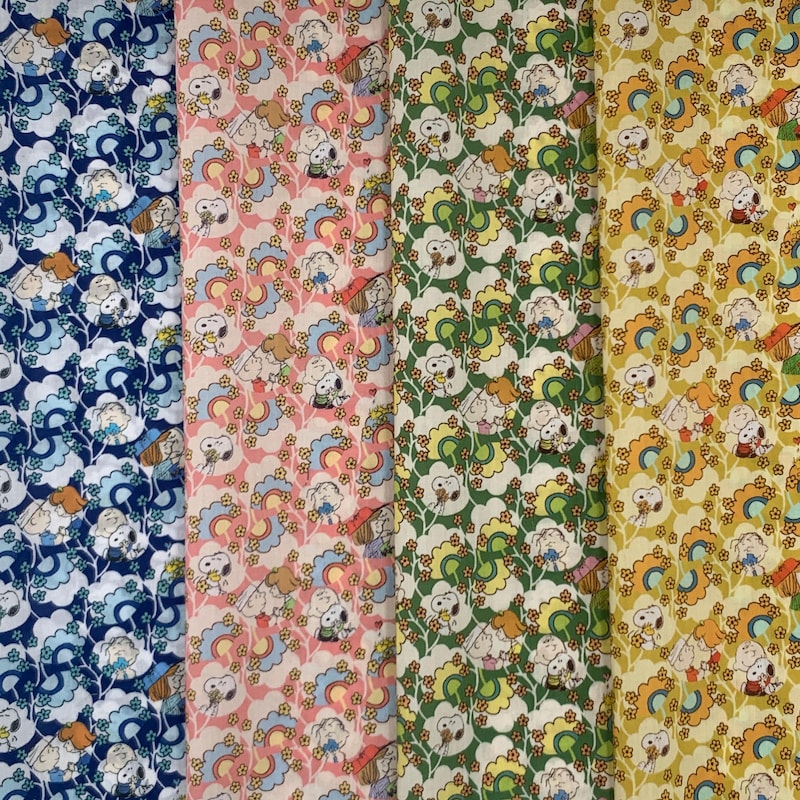 Snoopy Fabric Liberty - Etsy