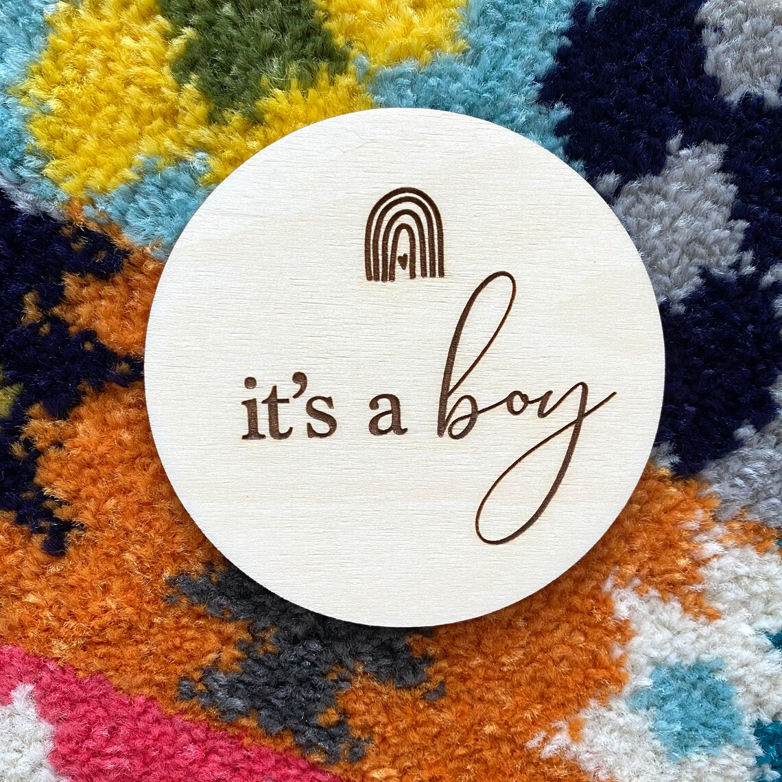 It's a Boy Sign Baby Announcement Sign Newborn Photo | Etsy