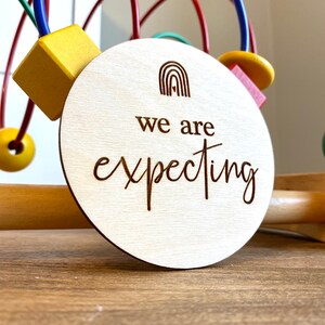 We Are Expecting Sign, Baby Announcement Sign, Newborn Photo Sign ...