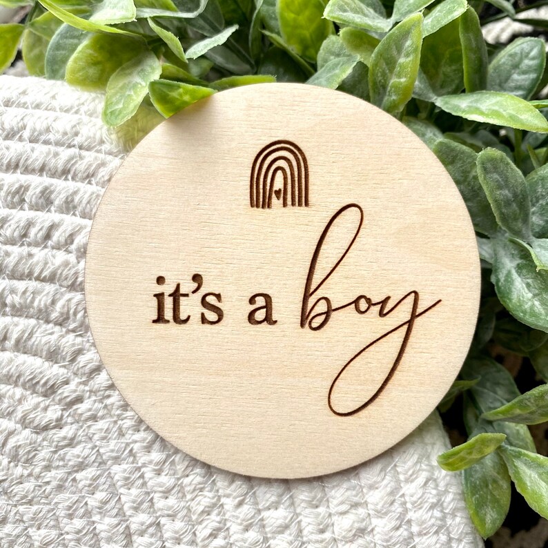 It's a Boy Sign Baby Announcement Sign Newborn Photo | Etsy