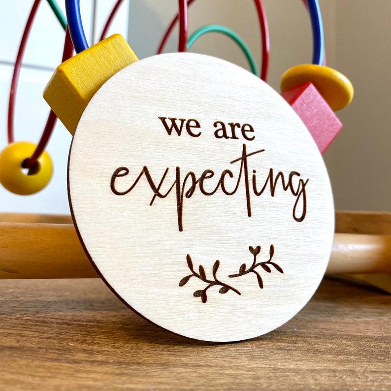 We Are Expecting Sign Baby Announcement Sign Newborn Photo - Etsy