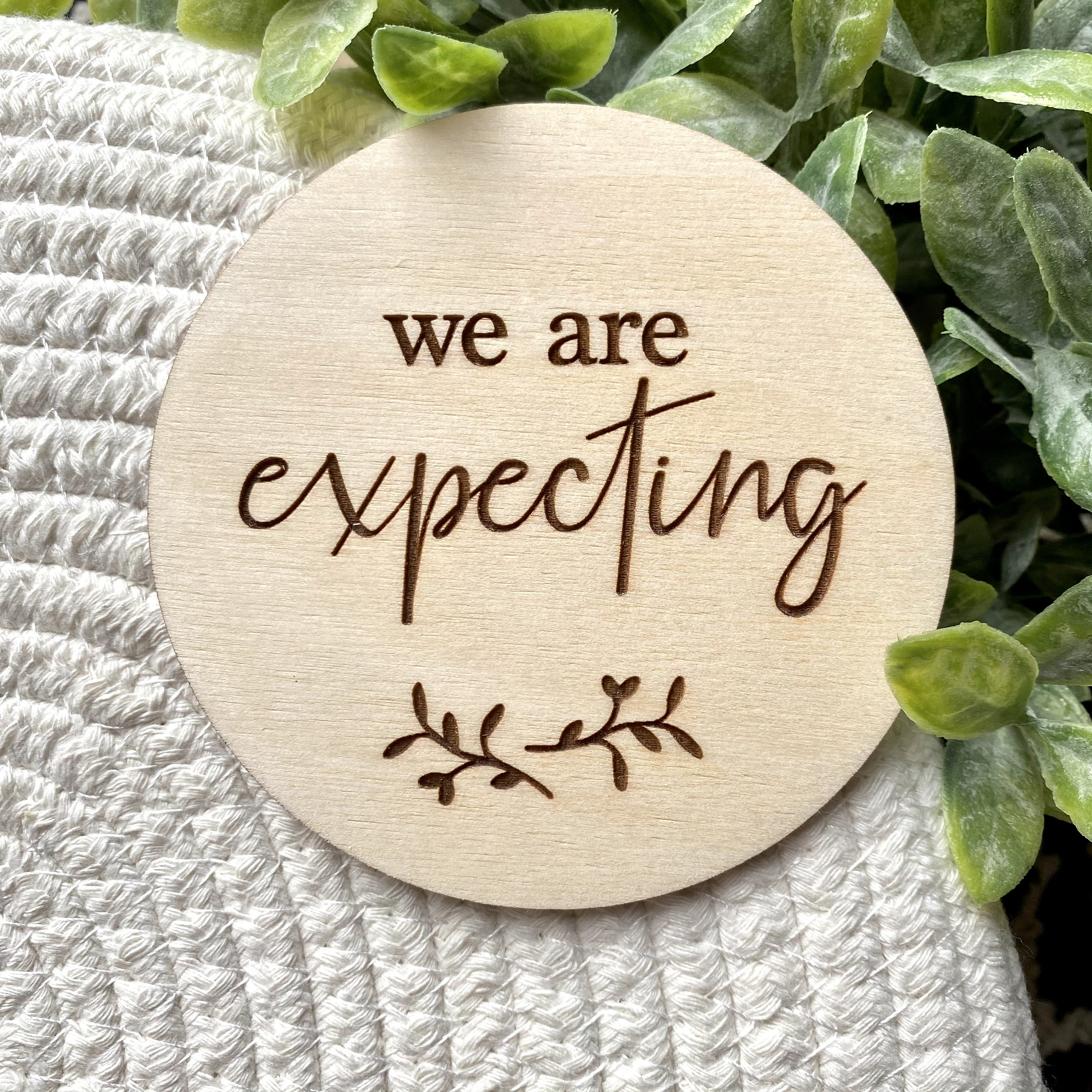We Are Expecting Sign Baby Announcement Sign Newborn Photo - Etsy