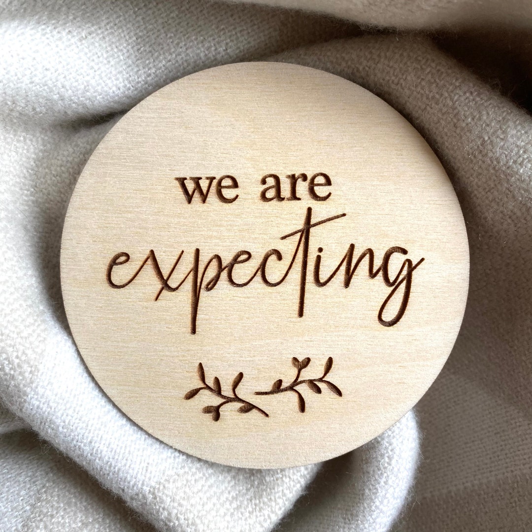 We Are Expecting Sign, Baby Announcement Sign, Newborn Photo Sign ...