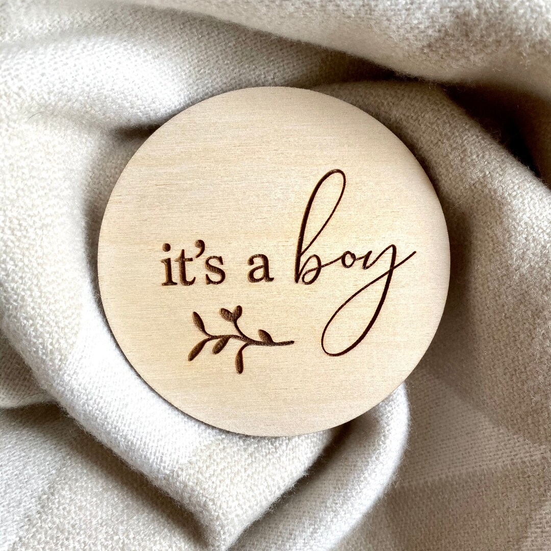 It's a Boy Sign, Baby Announcement Sign, Newborn Photo Sign, Birth Sign ...