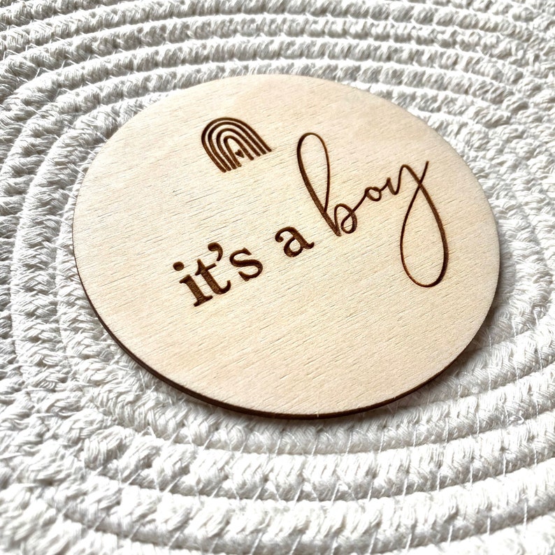 It's a Boy Sign Baby Announcement Sign Newborn Photo | Etsy