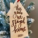 2020 Christmas Ornament, Year We Stayed Home, Wood Christmas Ornament ...