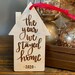 2020 Christmas Ornament, Year We Stayed Home, Wood Christmas Ornament ...