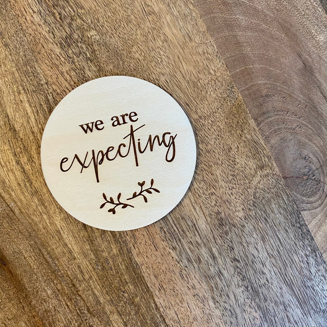 We Are Expecting Sign Baby Announcement Sign Newborn Photo - Etsy