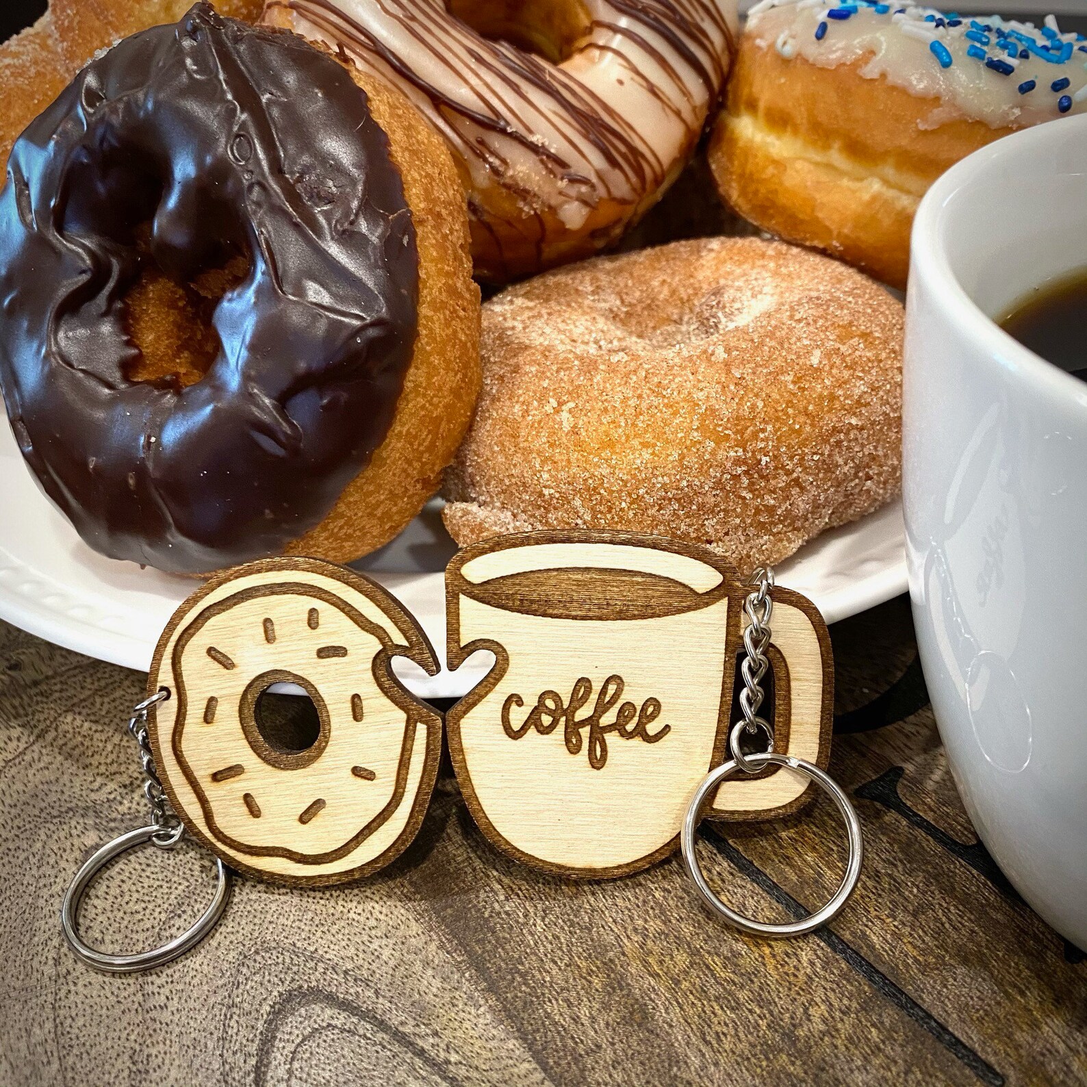 You Are the Donut to My Coffee Valentine's Day Gift | Etsy