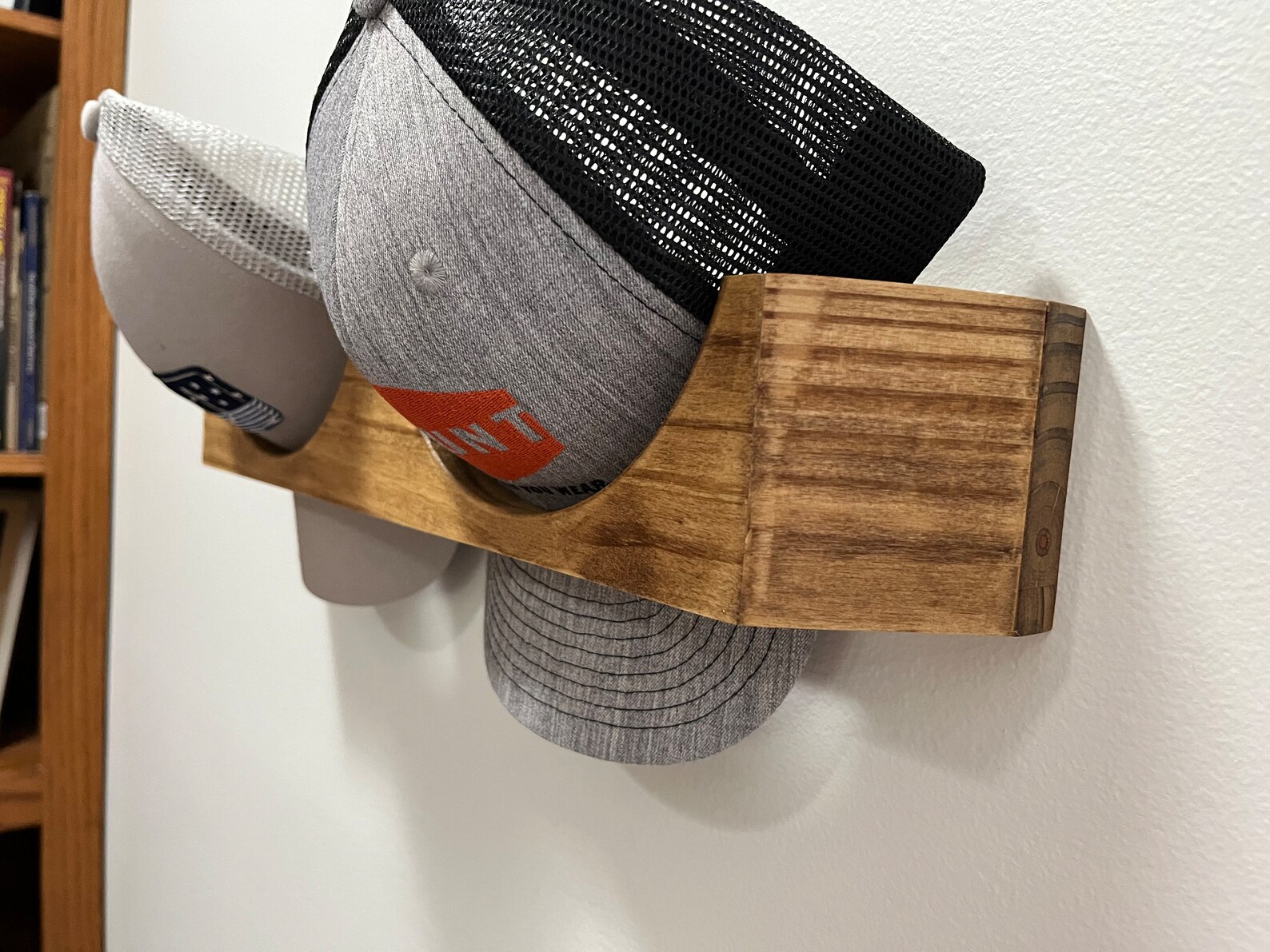 Hat Shelves Wooden Hat Rack Hat Organization - Etsy