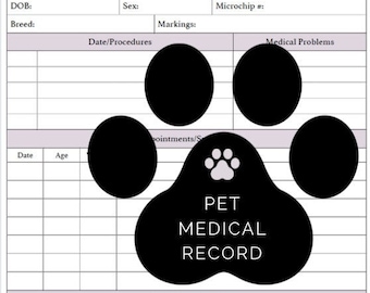 Pet Records, Pet Health Record, Dog Medicine Tracker, Vet Vaccination ...