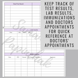 Personal Health Record, Medical Record, Medication Tracker, Health ...