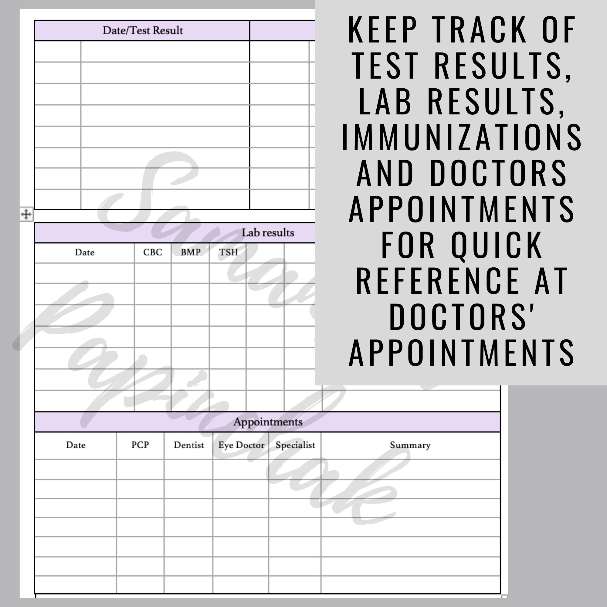 Personal Health Record, Medical Record, Medication Tracker, Health ...