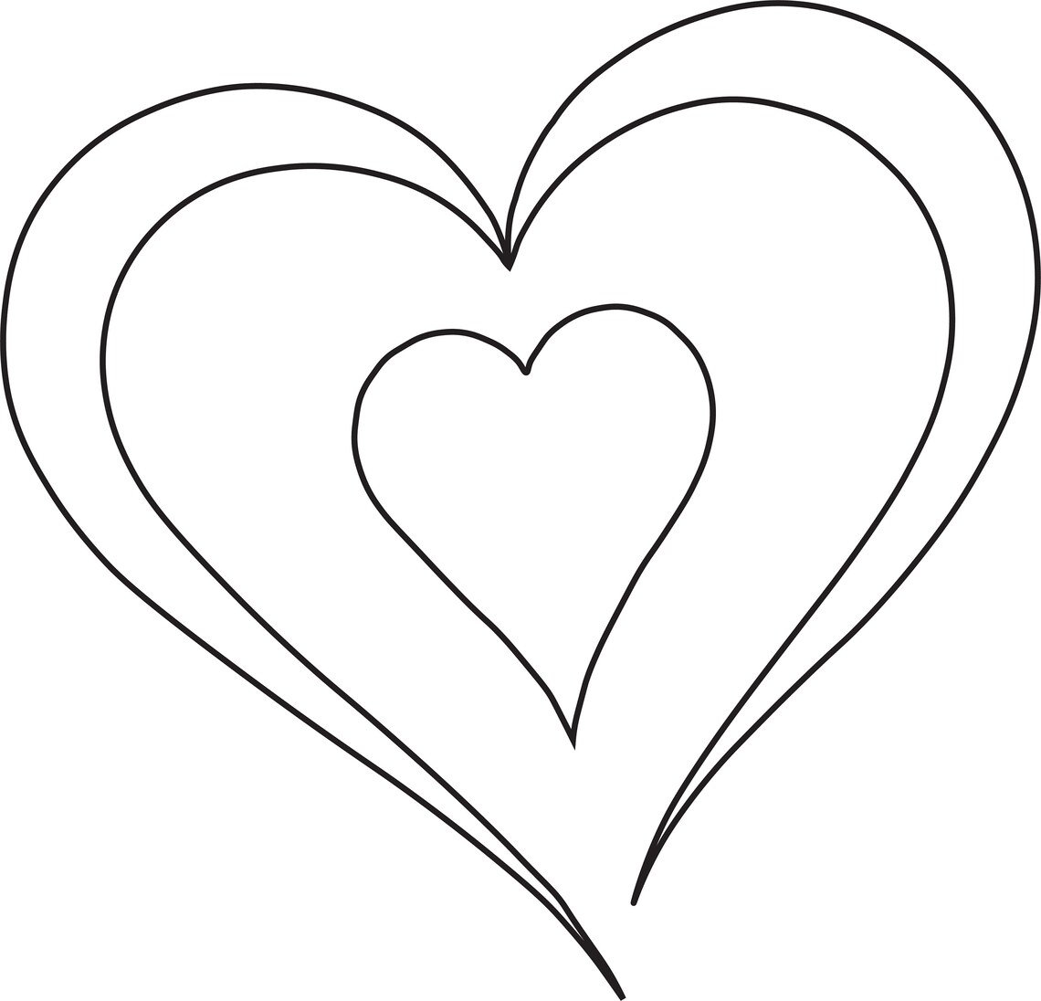 11 Heart-in-heart Designs for Every Occasion. Download - Etsy