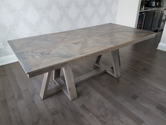 Solid Wood Custom Dining Table - Etsy