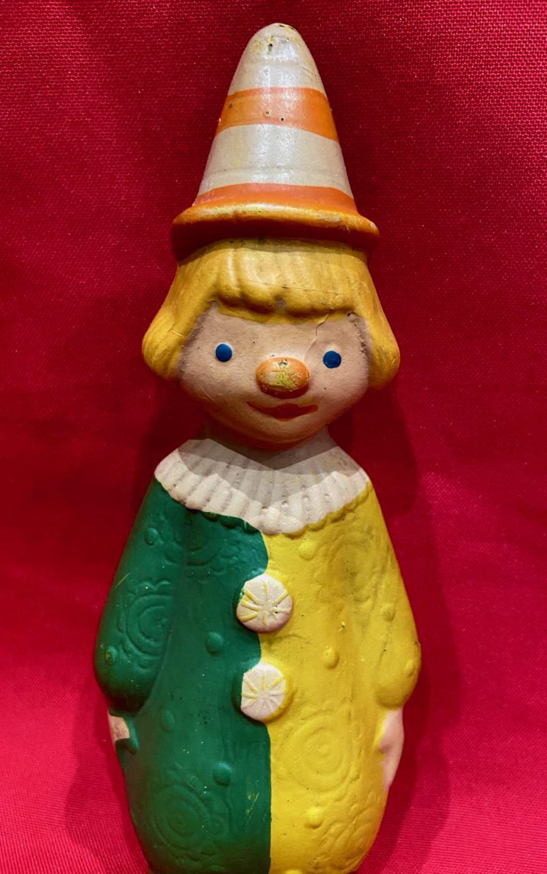 Soviet Rubber Clown, Retro Doll Clown, Old Toy, USSR Vintage Toy ...