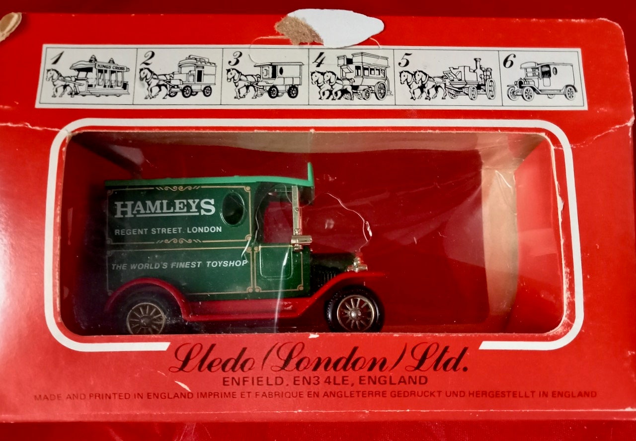 Vintage Car Model, Ford Hamleys, Collectible Car, Miniature Car Model ...