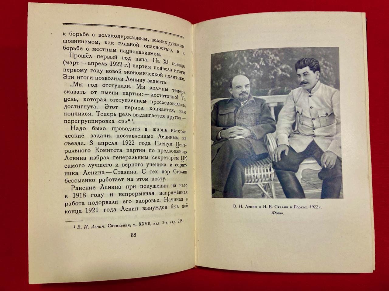 Joseph Stalin, Short Biography, Lifetime Edition, in Russian, USSR Book ...
