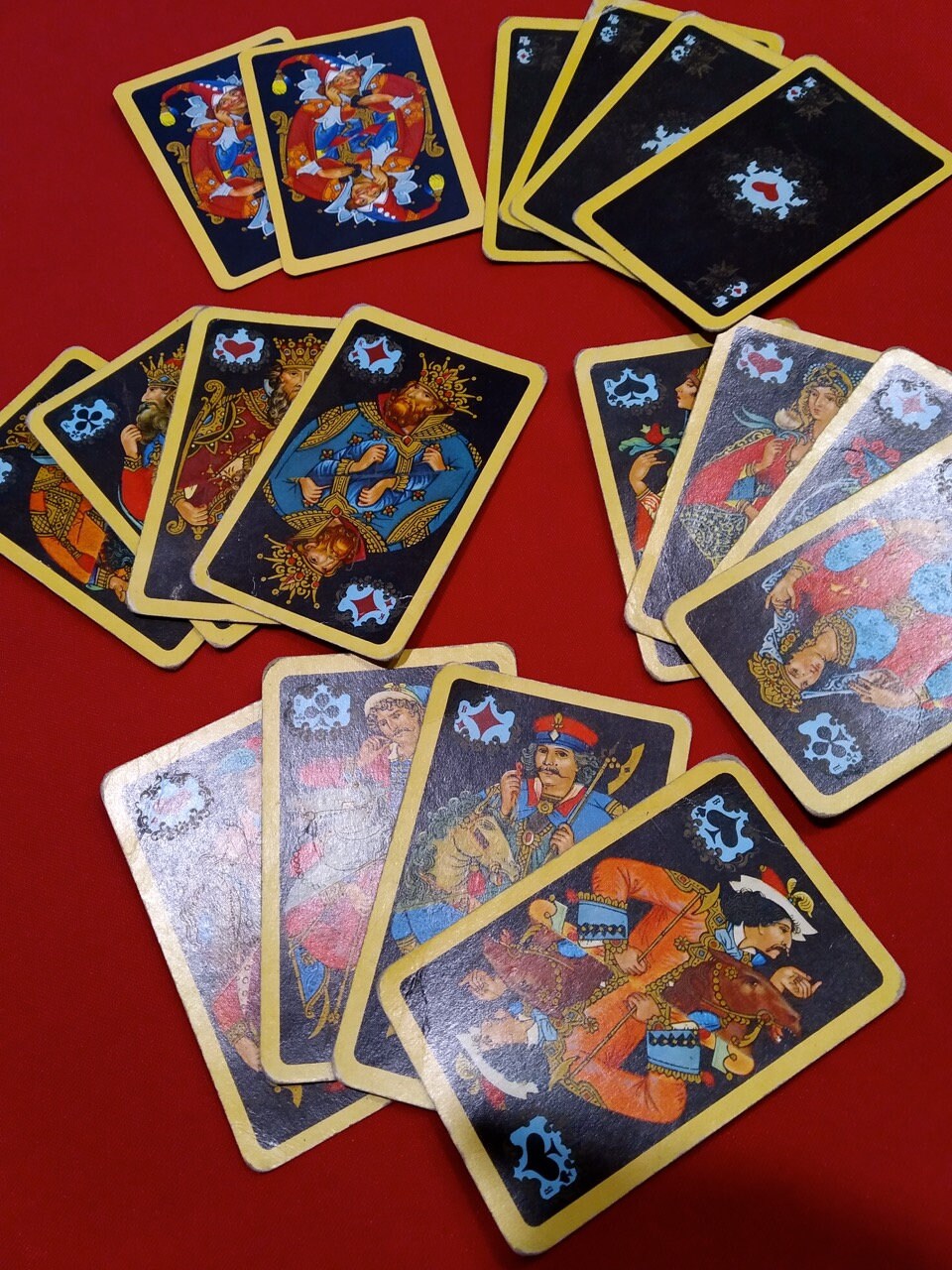 Vintage Playing Cards palekh Set of 56 Cards - Etsy