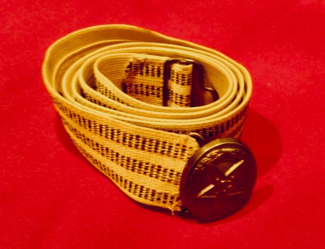 Soviet Vintage Military Parade Belt, Officers Soviet Army, Gold Buckle ...