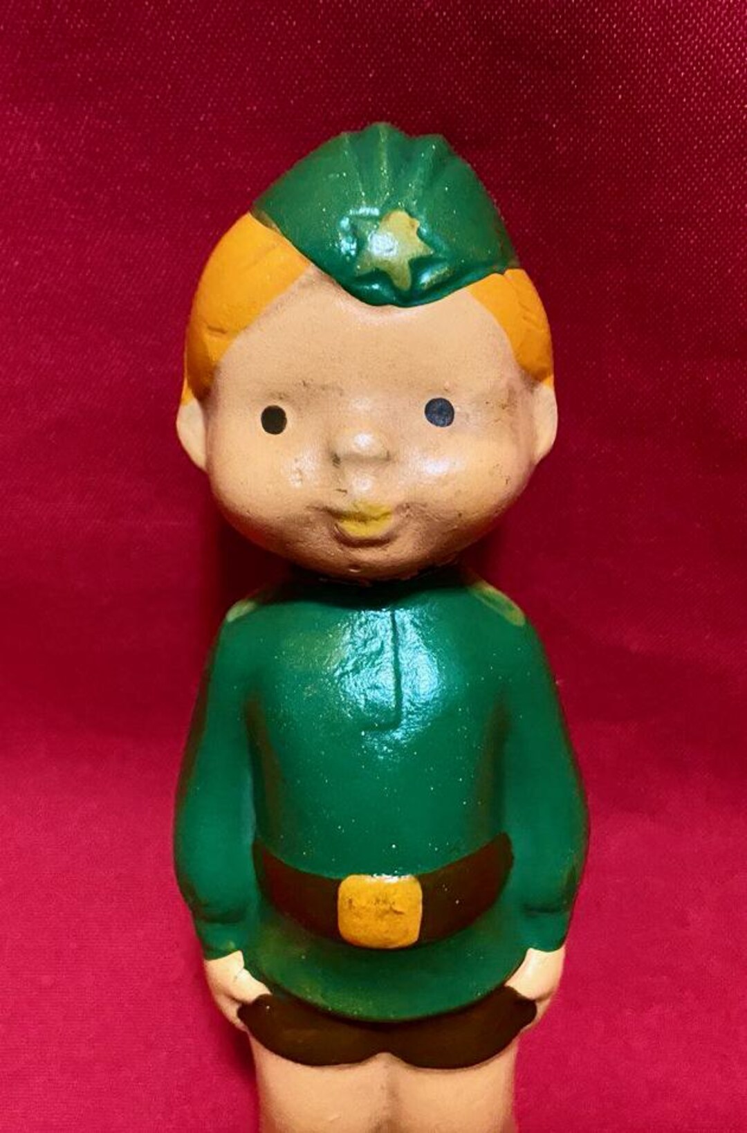 Vintage USSR Rubber Red Army Soldier Toy, Collectible Figurine - Etsy