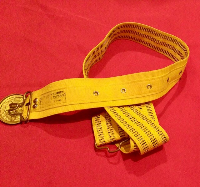 Soviet Vintage Military Parade Belt, Officers Soviet Army, Gold Buckle ...