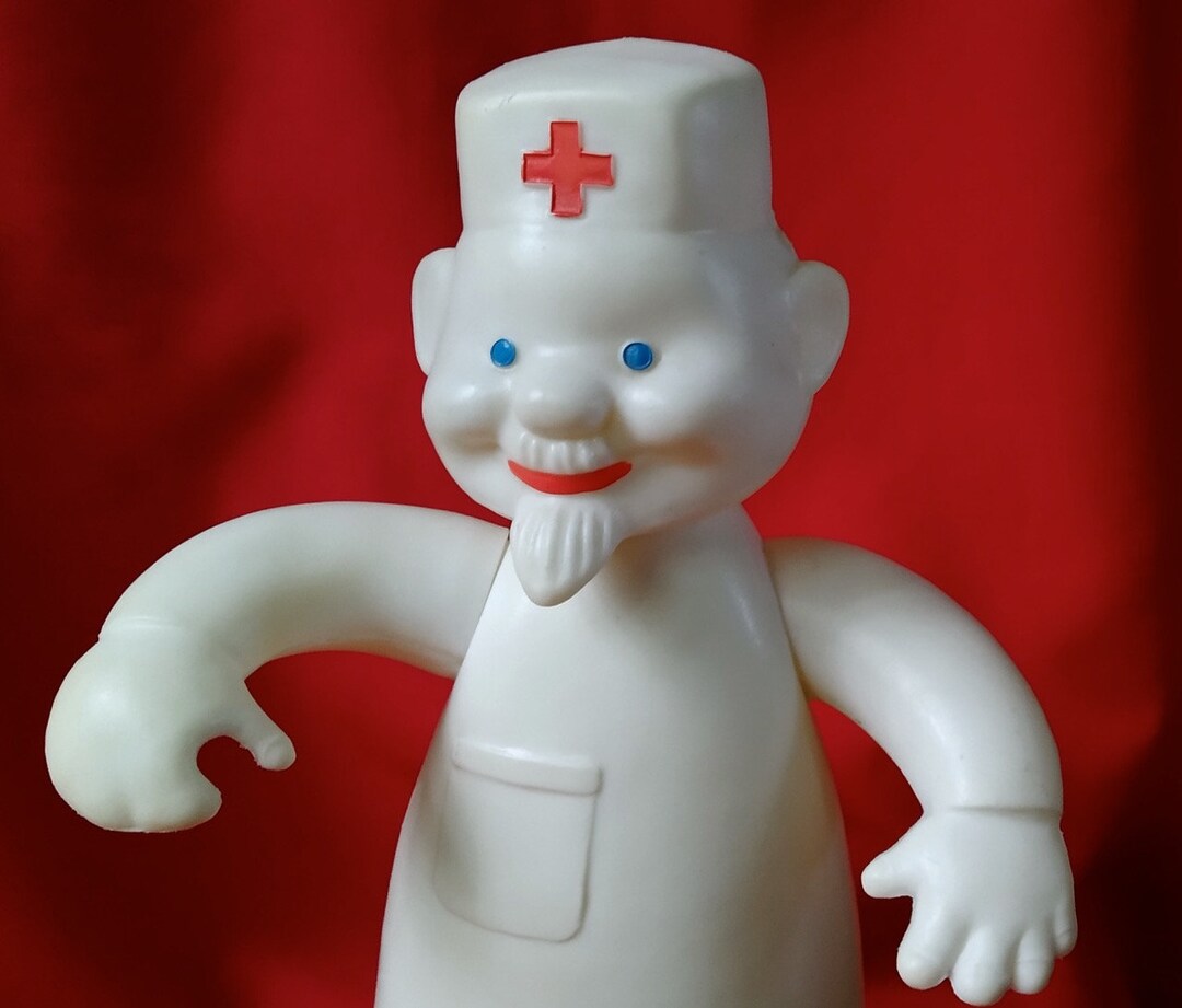 Soviet Vintage Toy, Old Plasic Toy, Doctor Aibolit, Rare USSR Toy ...